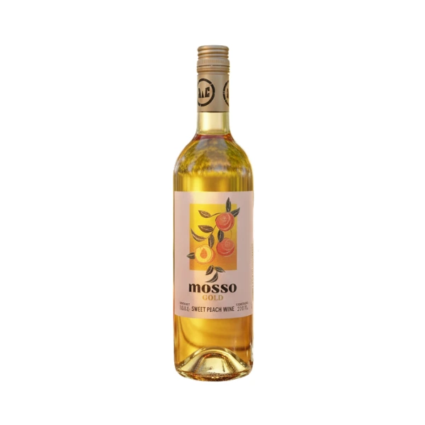 Mosso Gold Sweet Peach Wine | Hedonne